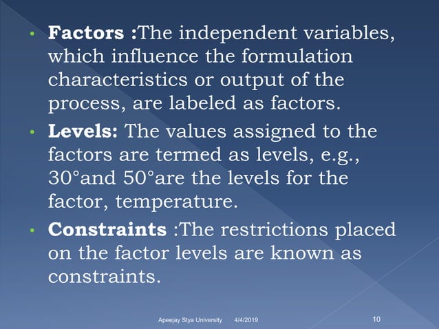 Computer aided formulation development | PPTX | Physics | Science