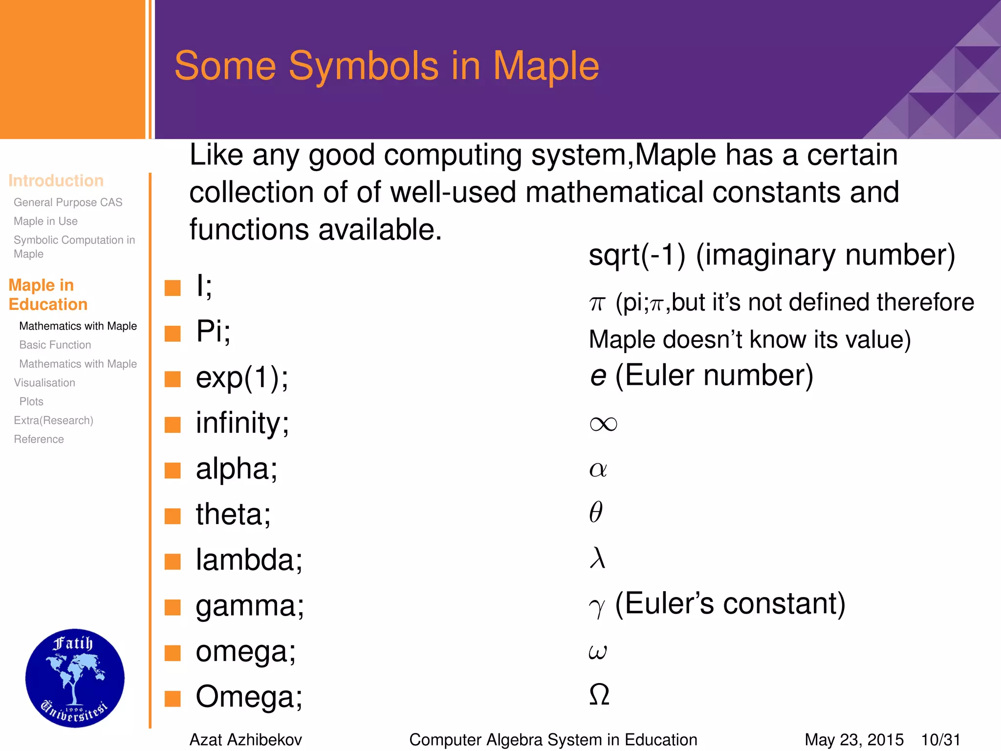 Computer algebra-system-maple | PDF