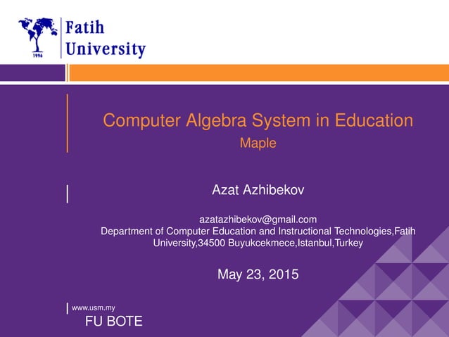Computer algebra-system-maple | PPT