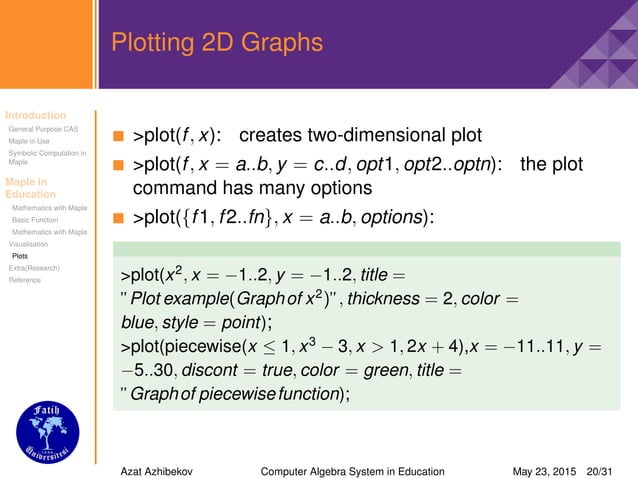 Computer algebra-system-maple | PPT
