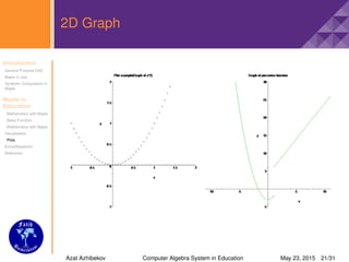 Computer algebra-system-maple | PDF