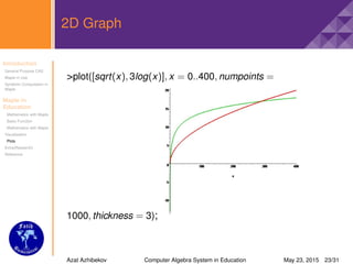 Computer algebra-system-maple | PDF