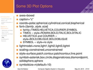 Computer algebra-system-maple | PDF