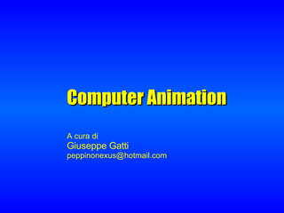 Computer Animation 2006 | PPT | Computer Animation | Computer Software and Applications