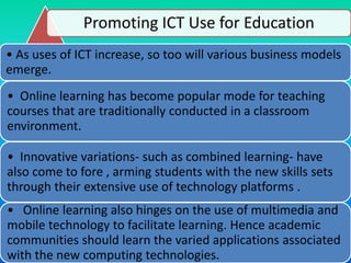 computer application in education | PPTX