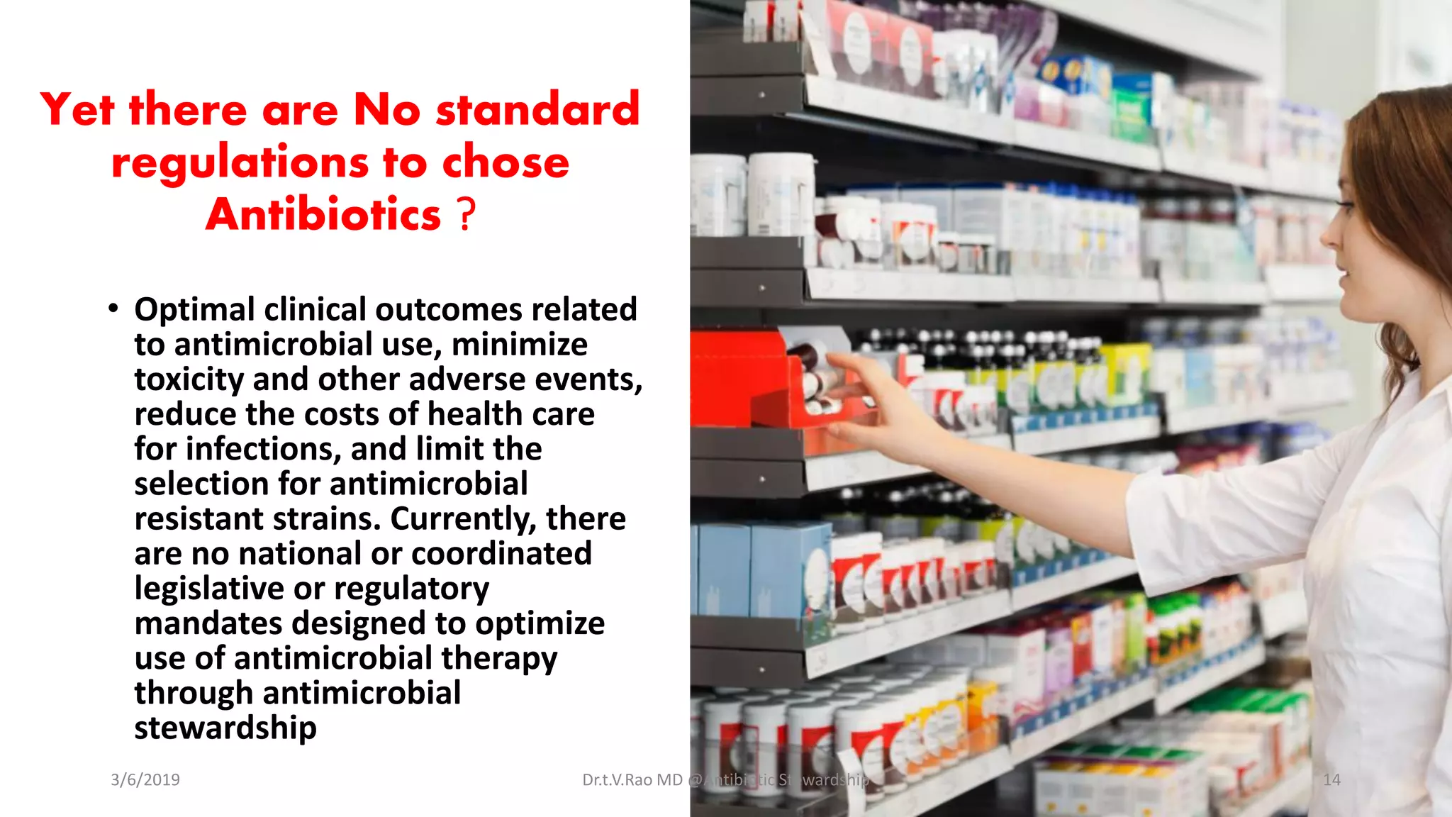 ANTIBIOTIC STEWARDSHIP principles and practice by Dr.T.V.Rao MD | PDF