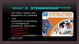 ANTIBIOTIC STEWARDSHIP principles and practice by Dr.T.V.Rao MD | PDF