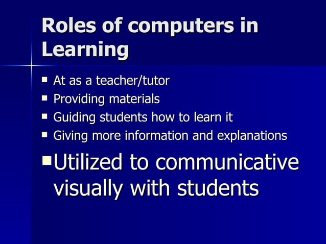 Computer assisted language learning | PPT