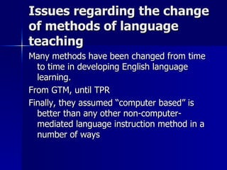 Computer assisted language learning | PPT