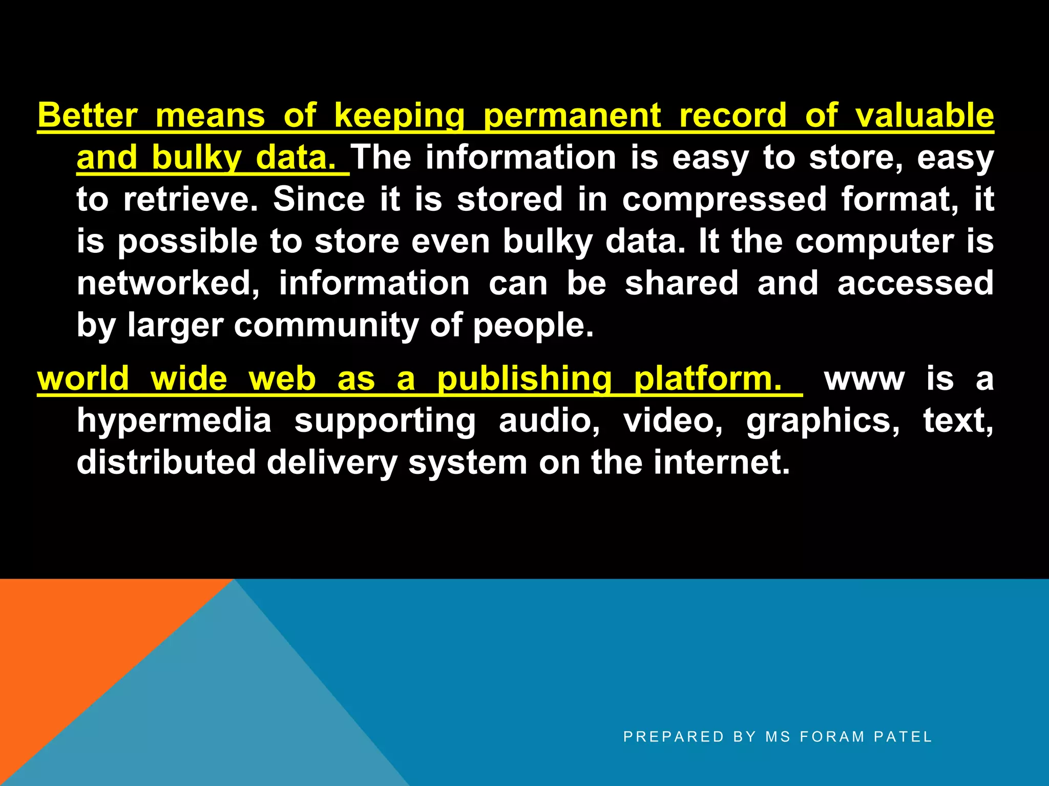 Computer based communication | PPT