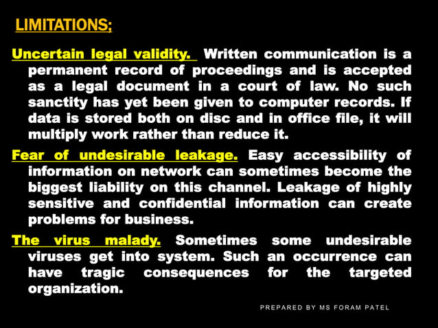 Computer based communication | PPT