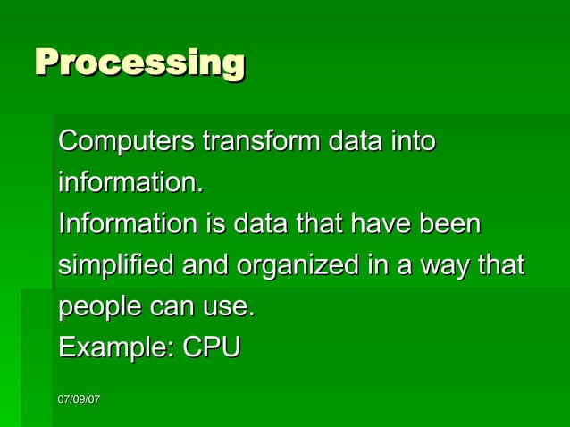 Computer Basic Definitions | PPT