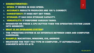 Computer basics | PPT