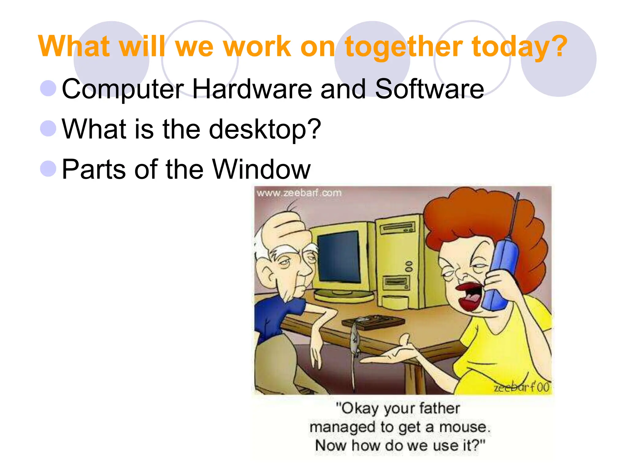 cA slide that teaches about the basics of computer hardware. | PPT