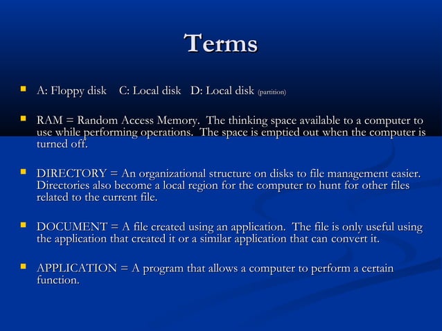 Computer basics--basic comp-oper | PPT