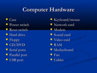 Computer basics--basic comp-oper | PPT