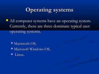 Computer basics--basic comp-oper | PPT