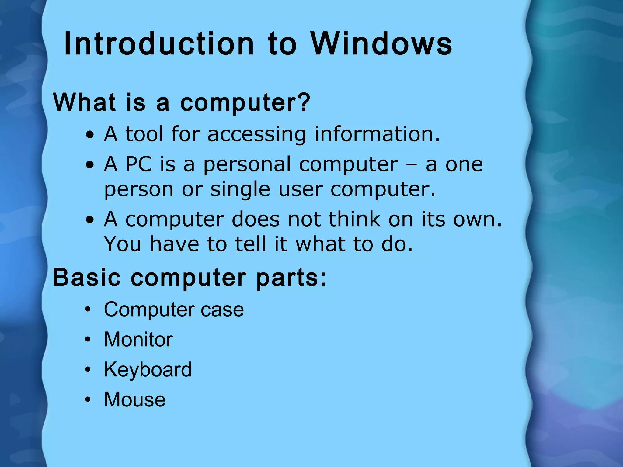 Computer basics--basic computerskills | PPT