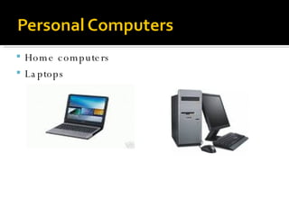 Computer Classification | PPT | Computing | Technology & Computing