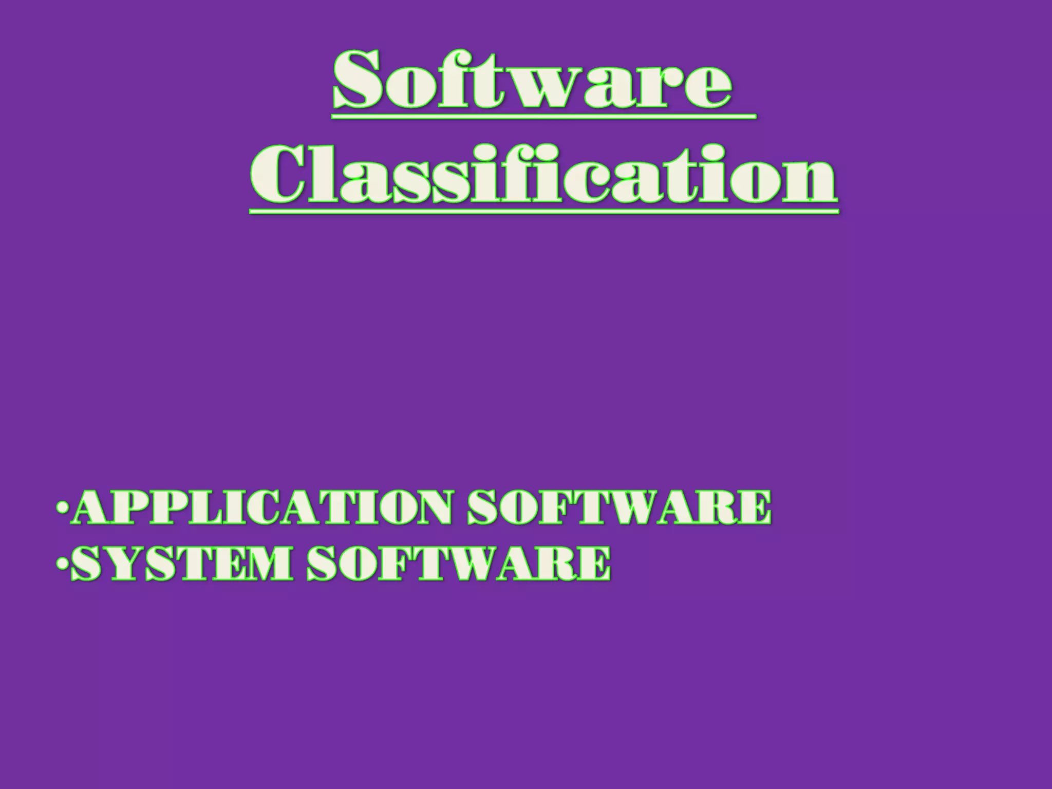 Computer Classification Kc | PPT