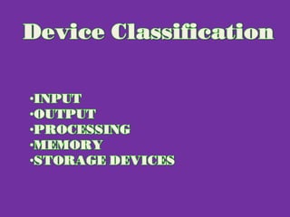 Computer Classification Kc | PPT