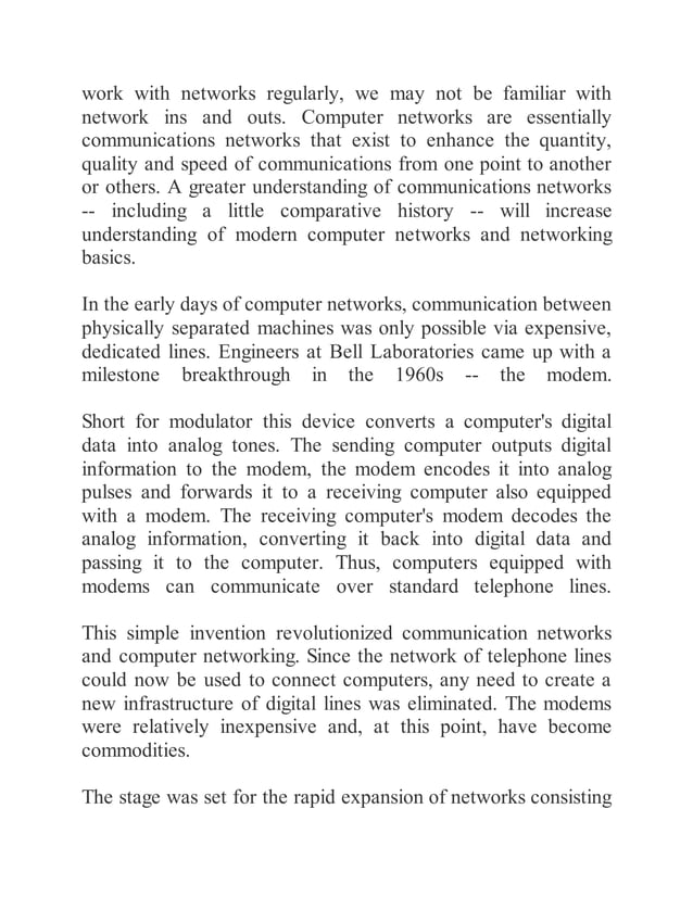 Computer communication | PDF
