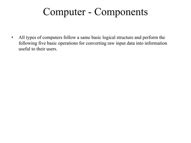 computer components | PPT