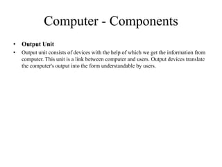 computer components | PPT