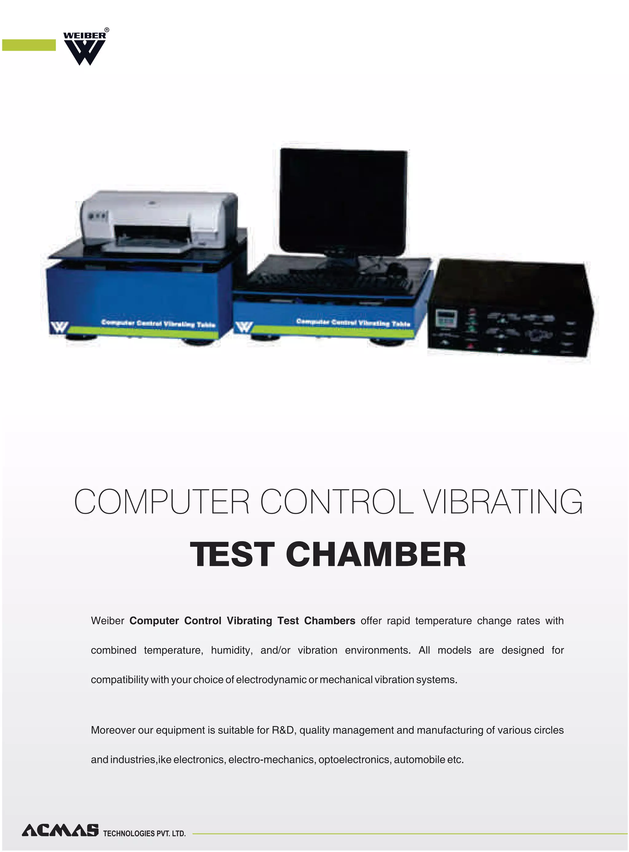 Computer control-vibrating-test-chamber | PDF
