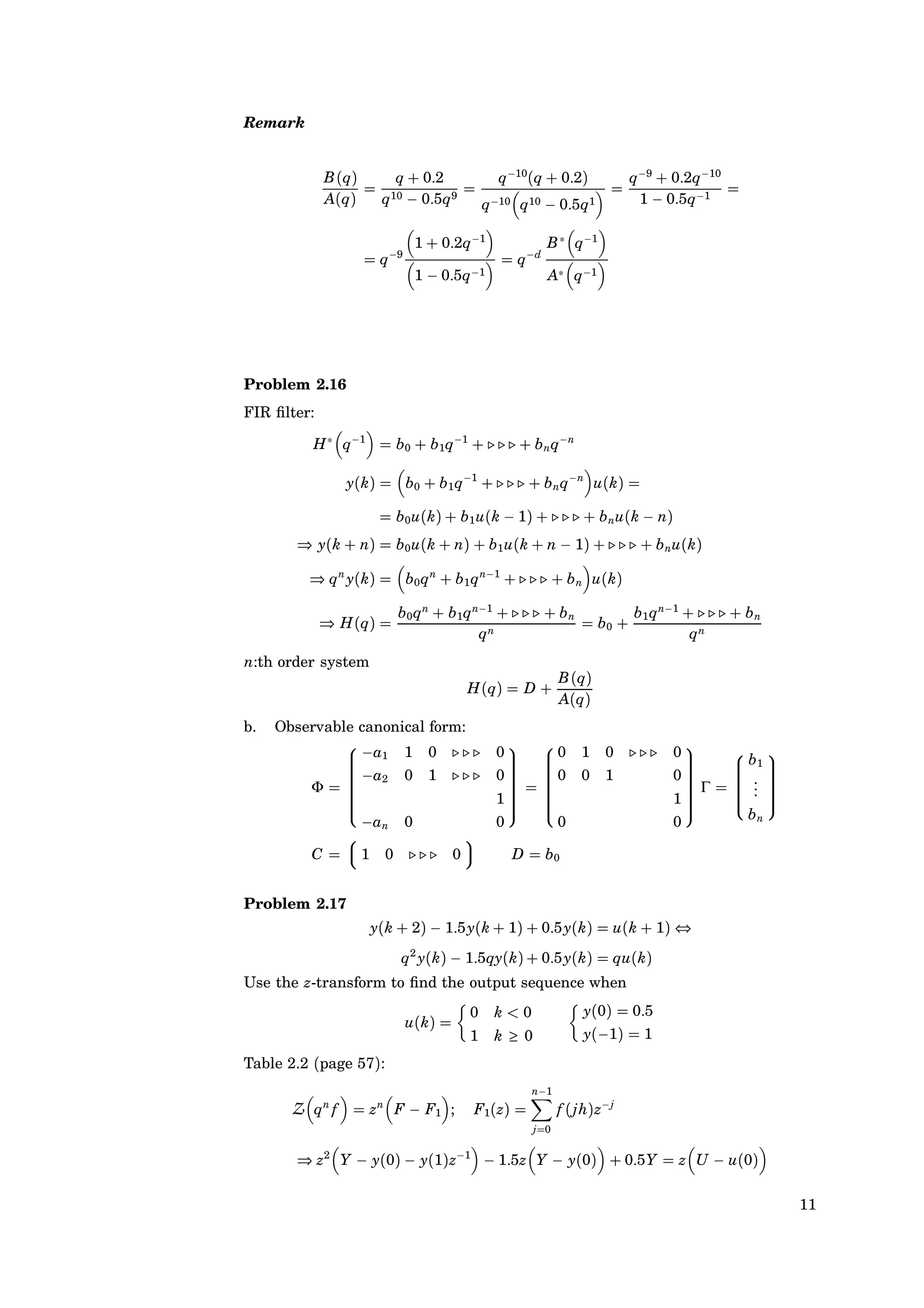 Computer Controlled Systems (solutions manual). Astrom. 3rd edition 1997 | PDF