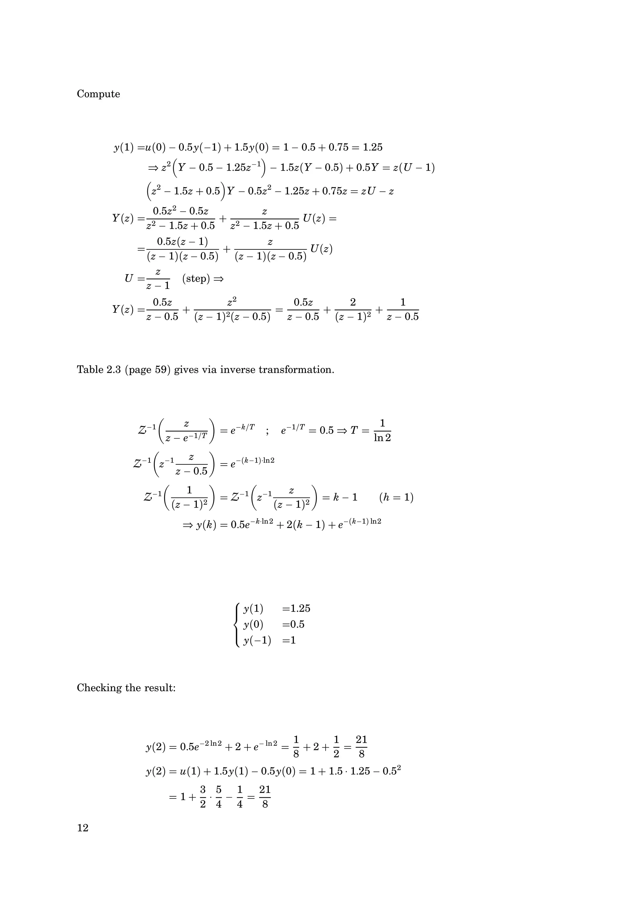 Computer Controlled Systems (solutions manual). Astrom. 3rd edition 1997 | PDF