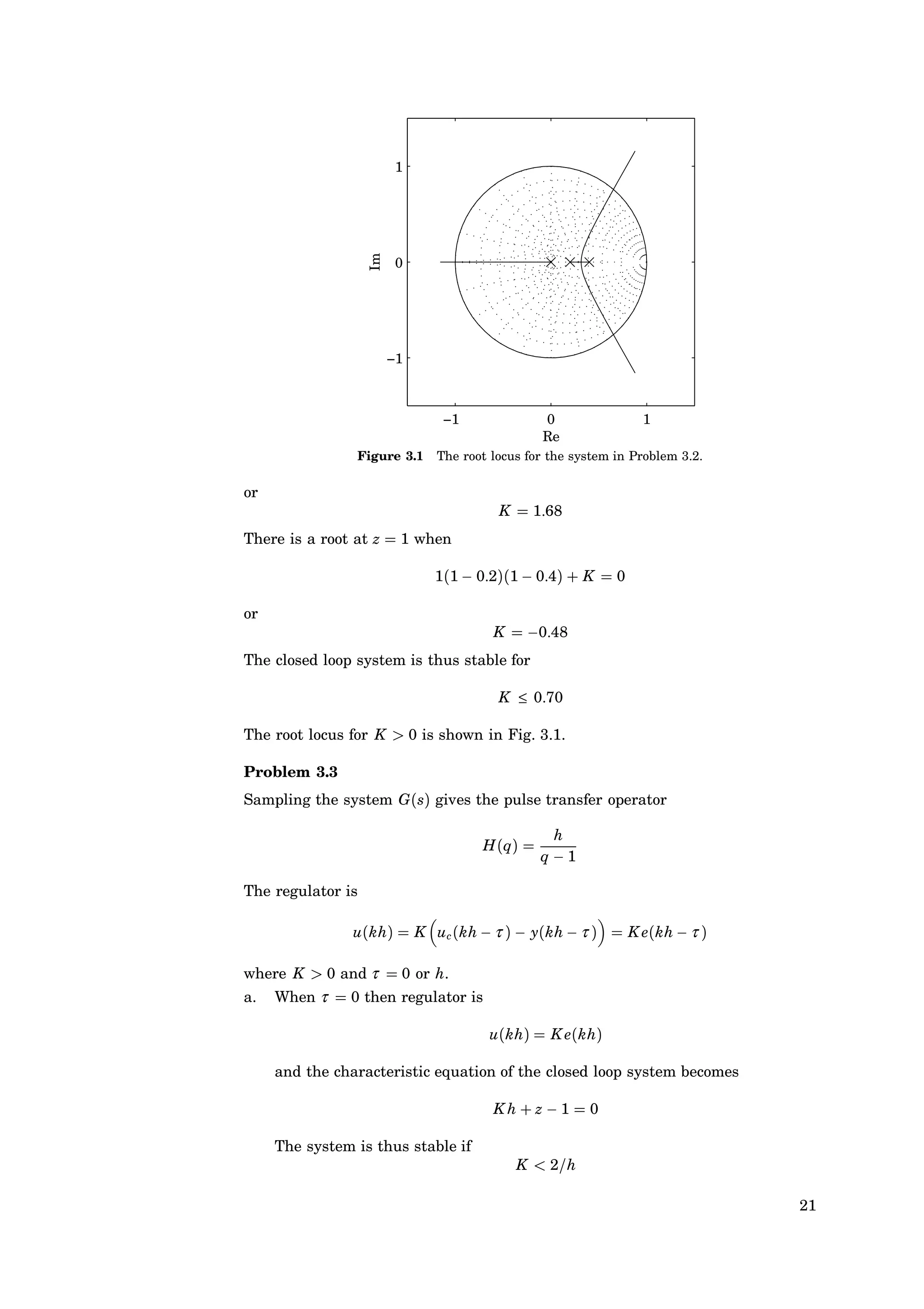Computer Controlled Systems (solutions manual). Astrom. 3rd edition ...