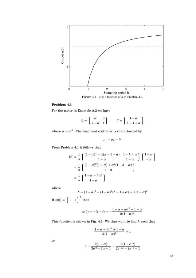 Computer Controlled Systems (solutions manual). Astrom. 3rd edition ...