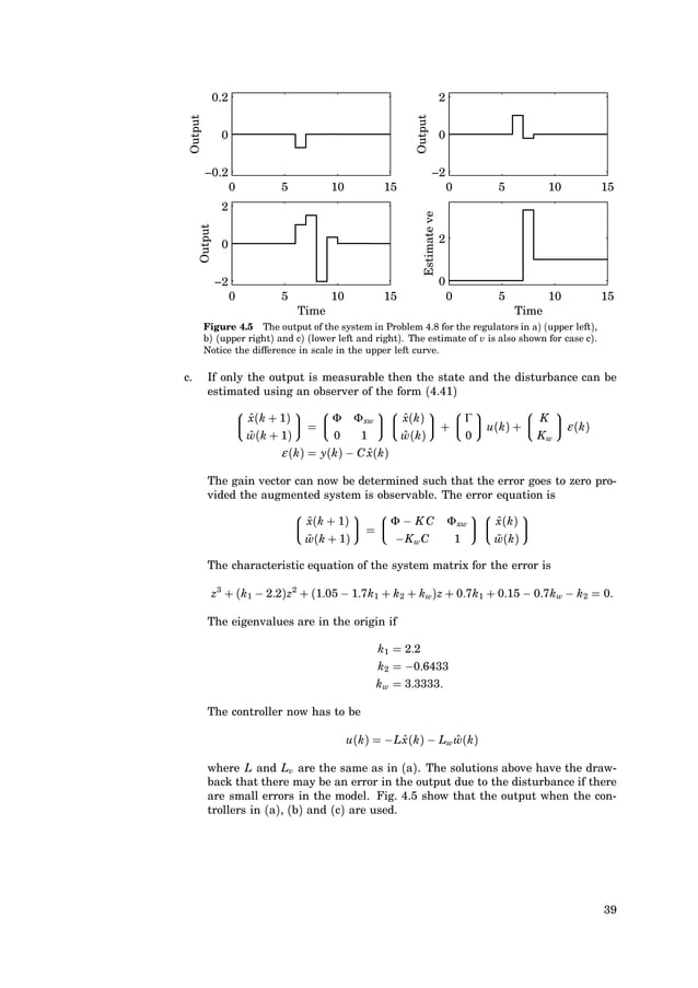 Computer Controlled Systems (solutions manual). Astrom. 3rd edition 1997 | PDF