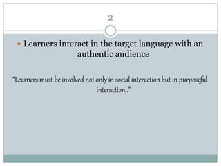 Computer enhanced language learning environments | PPTX