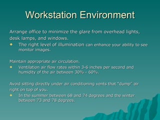 Computer Ergonomics | PPT