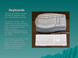 Computer Ergonomics | PPT