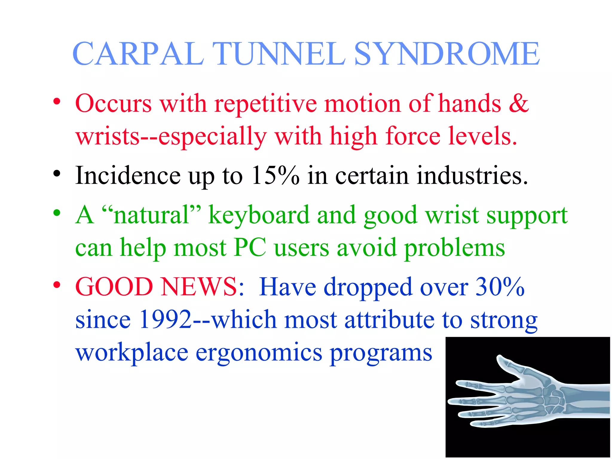 Computer Ergonomics | PPT