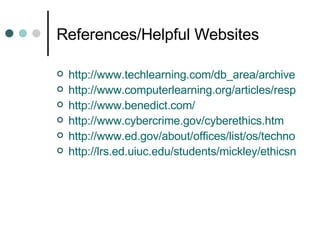 Computer Ethics Presentation | PPT