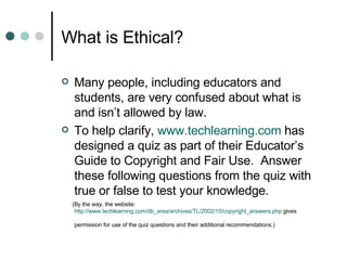 Computer Ethics Presentation | PPT