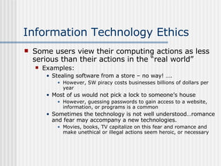 Computer Ethics | PPT