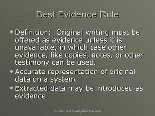 Computer Forensics | PPT