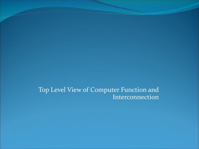 Computer function-and-interconnection 3 | PPT
