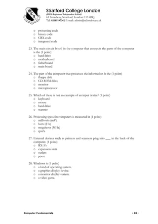 Computer fundamental | PDF