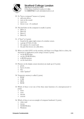 Computer fundamental | PDF