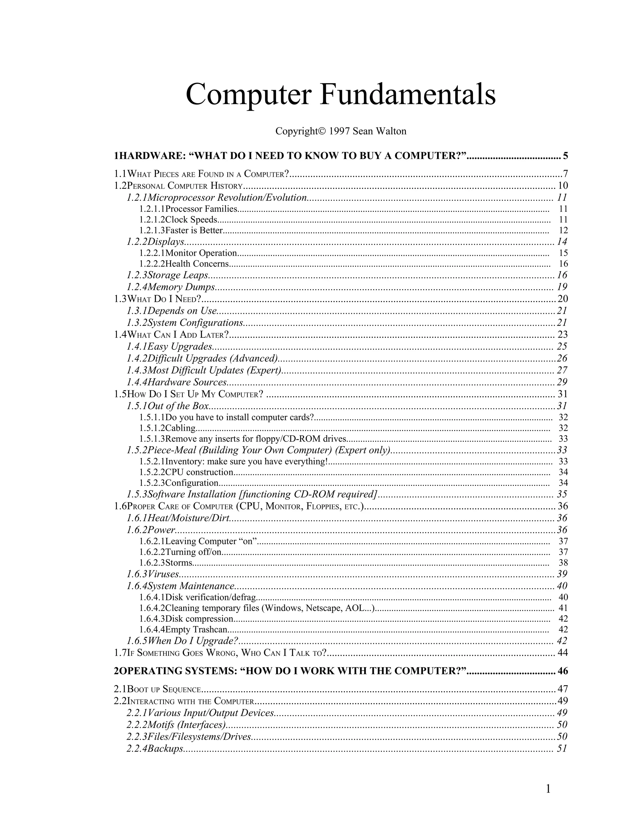 Computer fundamentals | PDF