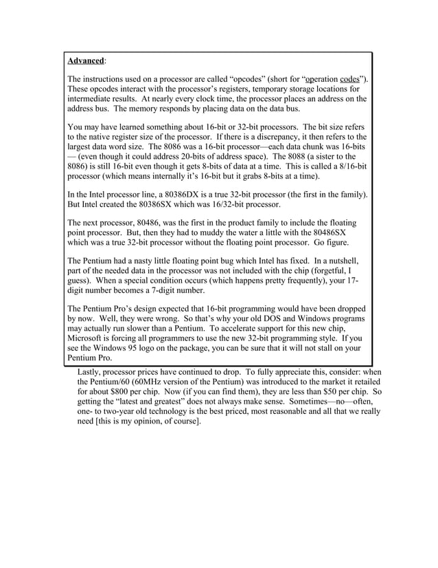 Computer fundamentals | PDF