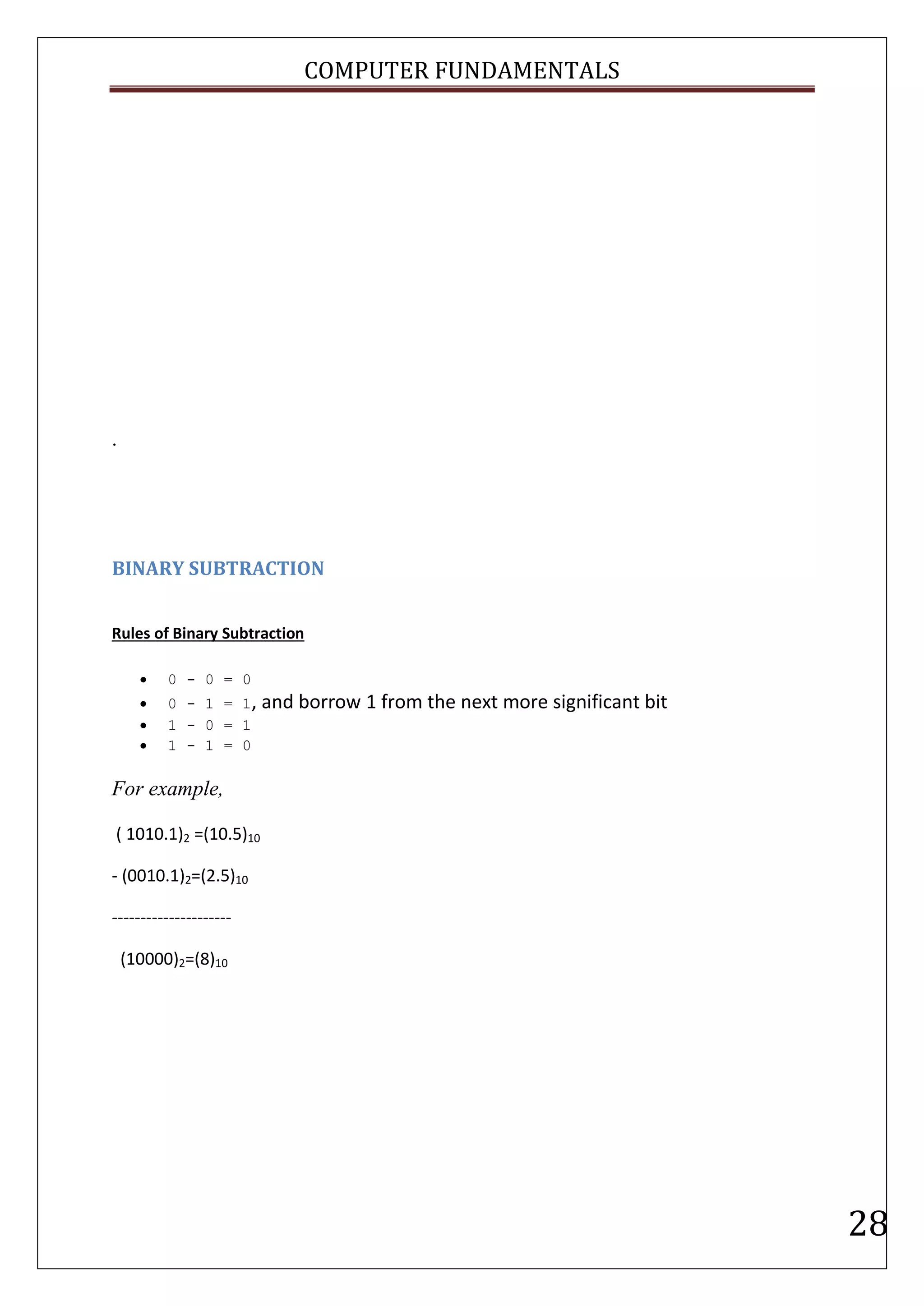 Computer fundamentals | PDF
