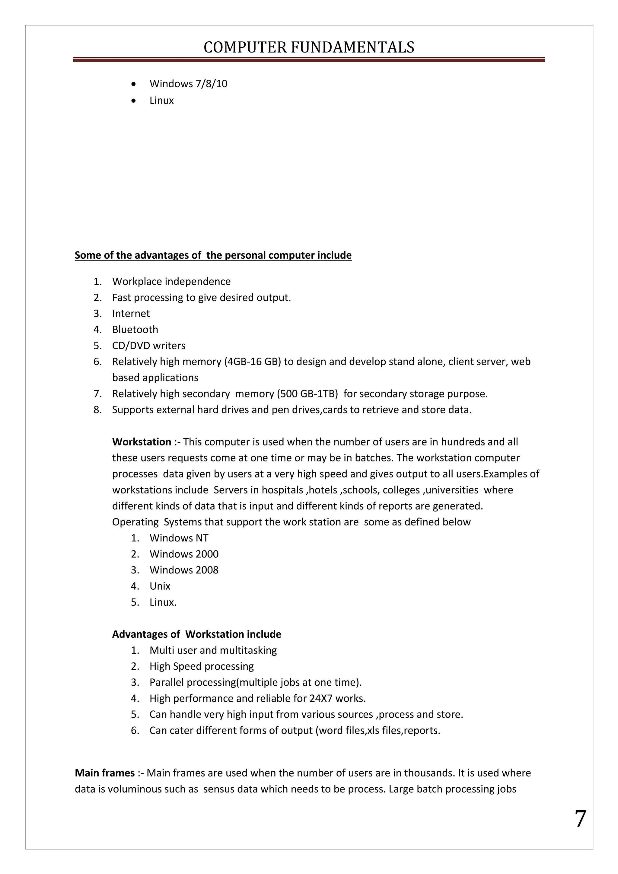 Computer fundamentals | PDF