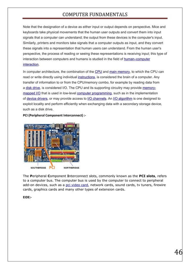 Computer fundamentals | PDF